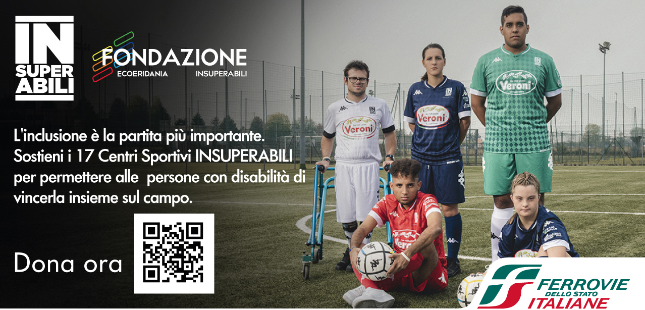 Il Gruppo FS Italiane sostiene gli Insuperabili Onlus